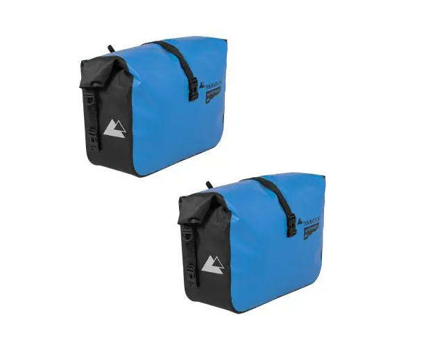 Touratech Pacific Blue Endurance Side Bags - Waterproof - Set Of 2